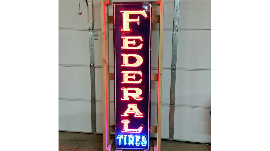 Federal Tires Neon Sign SSPN 18x72 at Kissimmee 2016 as M73 - Mecum ...