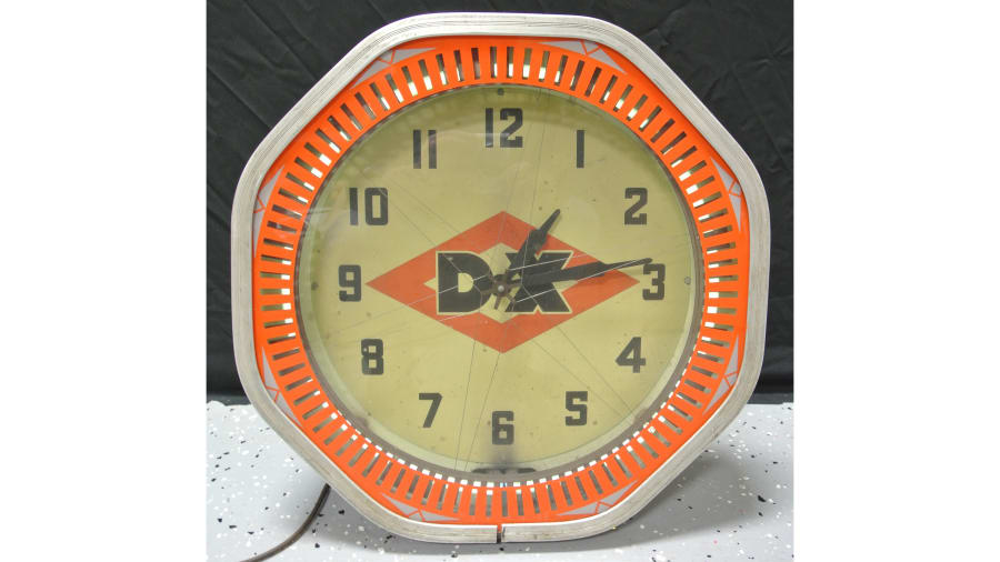 DX Gasoline Neon Clock for Sale at Auction - Mecum Auctions