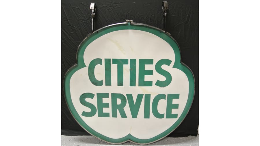 Cities Service Sign In Frame DSP 48x46 for Sale at Auction - Mecum Auctions