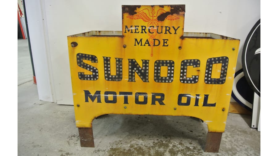 SUNOCO Motor Oil Oil Bottle Rack Porcelain for sale at Kissimmee 2016 ...