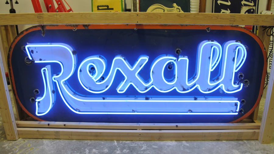 Rexall Drugs Neon Sign SST 89x36 for Sale at Auction - Mecum Auctions