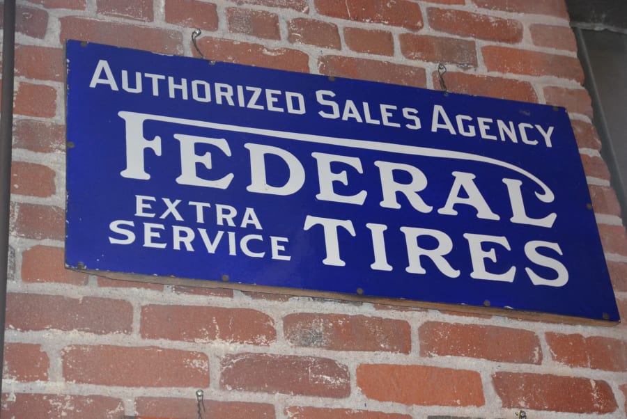 Federal Tires Sales Agency Sign for Sale at Auction - Mecum Auctions