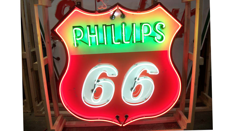 Phillips 66 Neon Sign SSPN 48x48 for Sale at Auction - Mecum Auctions