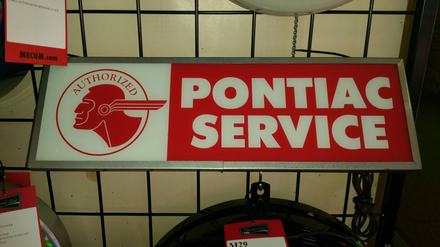 Pontiac Service Lighted Sign SSL 25x8x6 for sale at Kissimmee 2016 as ...