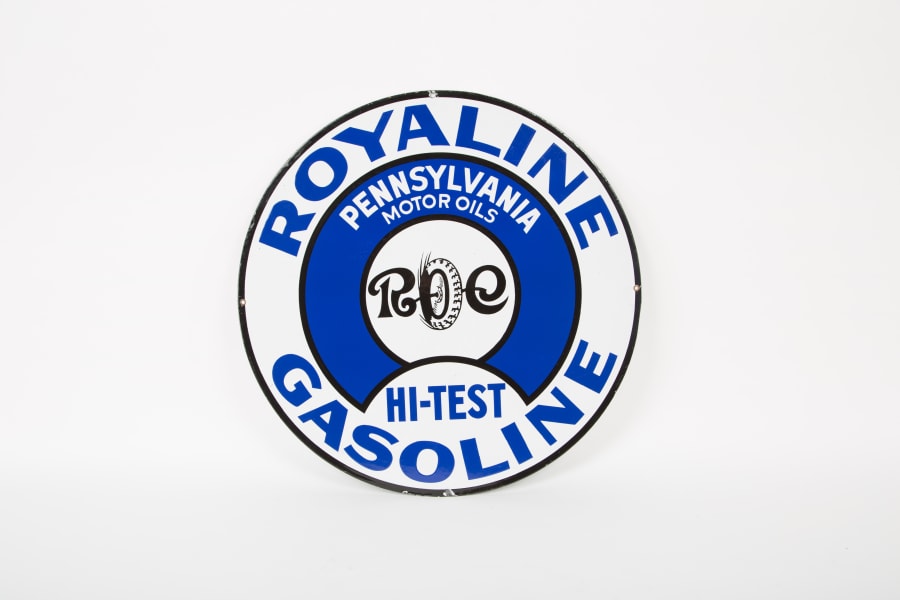 Royaline Hi-Test Gasoline Sign DSP 30x30 at Kissimmee 2016 as X27 ...