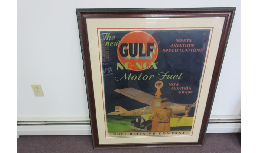 Gulf Motor Fuel Framed Poster for Sale at Auction - Mecum Auctions
