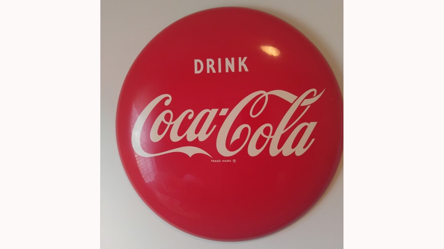 NOS Coca Cola Button SSP 24 Inch at Kissimmee 2017 as M22 - Mecum Auctions