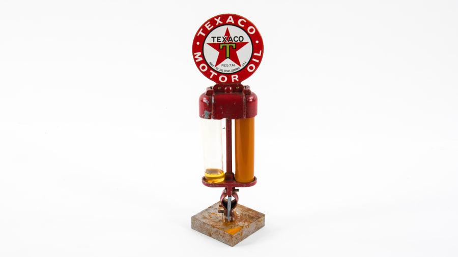 Texaco Motor Oil Lubester Display With Paddle Sign DSP 5x15.5 at ...