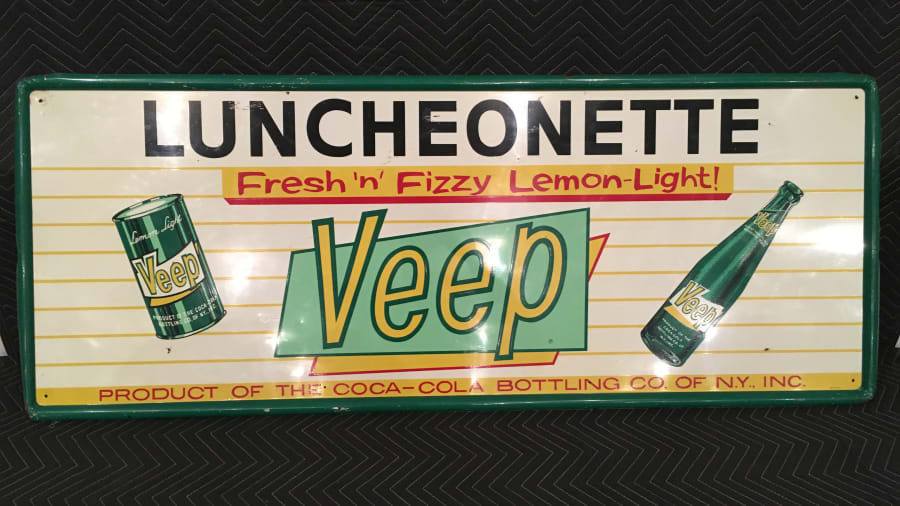 Veep Luncheonette Sign SST 60x24 at Kissimmee 2017 as M32 - Mecum Auctions