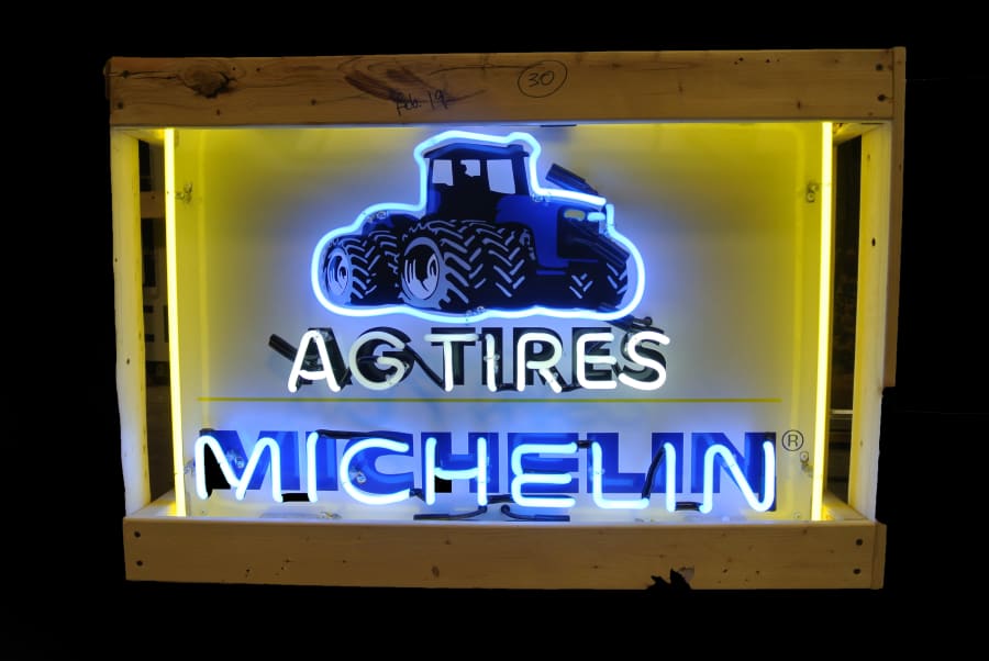 Michelin Ag Tires Neon Sign SSTN 35x24 at Kissimmee 2017 as M65 - Mecum ...