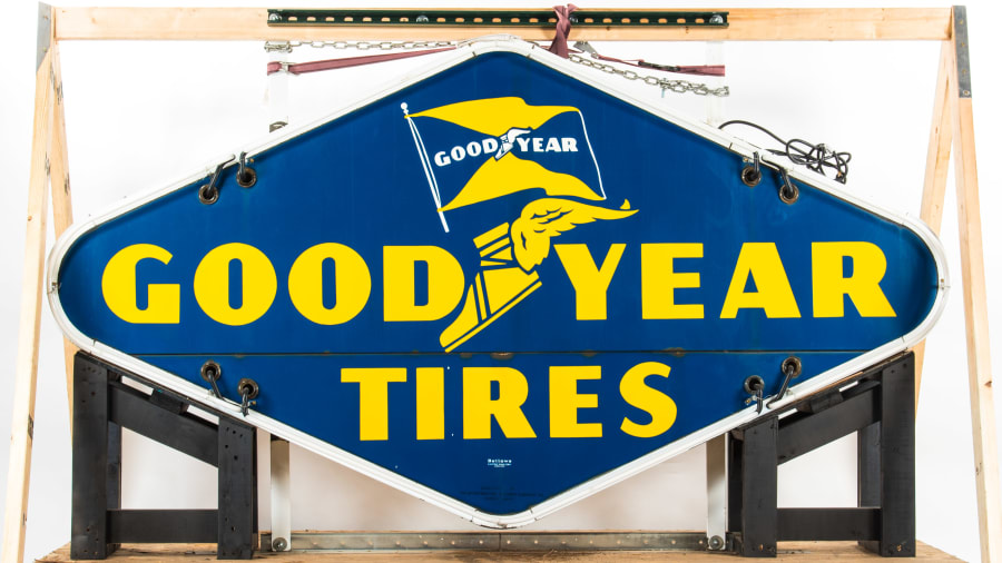Goodyear Tires Factory Original Neon Sign DSPN 96x52x16 at Kissimmee ...