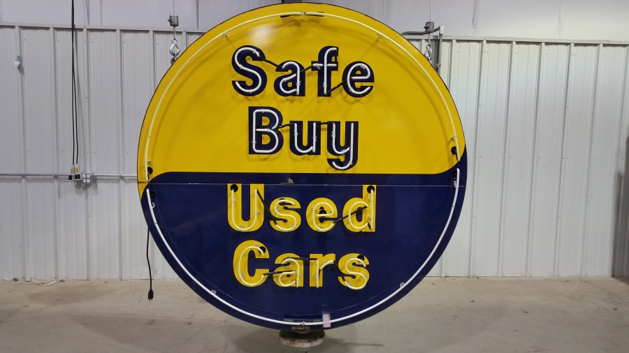 Safe Buy Used Cars Neon Sign DSPN 72x76x17 for Sale at Auction - Mecum ...