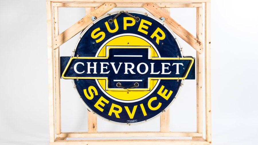Chevrolet Super Service Sign SSPN at Kissimmee 2017 as M165 - Mecum ...