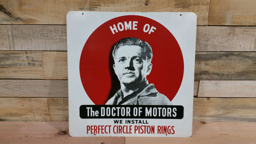 Perfect Circle The Doctor Of Motors Sign DST 24x24 for Sale at Auction ...