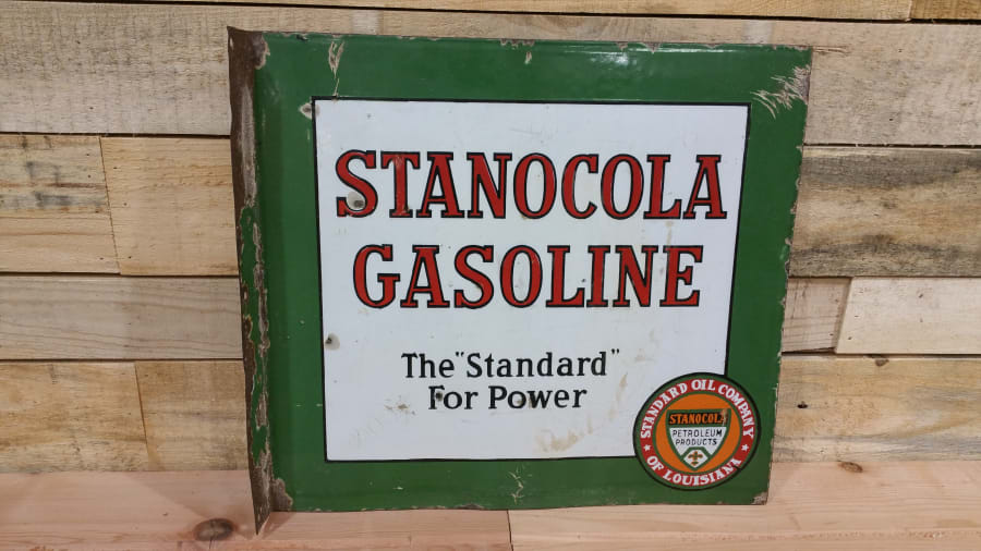 Stanocola Gasoline Flange Sign DSPF 22.25x20x2 at Kissimmee 2017 as ...