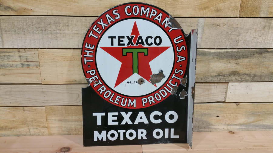 Texaco Motor Oil Flange Sign DSPF 17.75x23x2 for Sale at Auction ... Texaco Motor Oil Flange Sign DSPF 17.75x23x2 for Sale at Auction ...