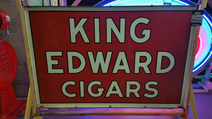King Edwards Cigars Sign DSP 70x48 at Kissimmee 2017 as E43 - Mecum ...