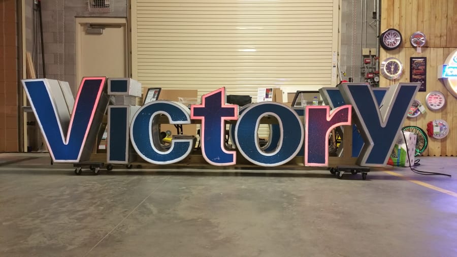 Victory Dealer Sign SSL 168x34 at Kissimmee 2017 as E44 - Mecum Auctions