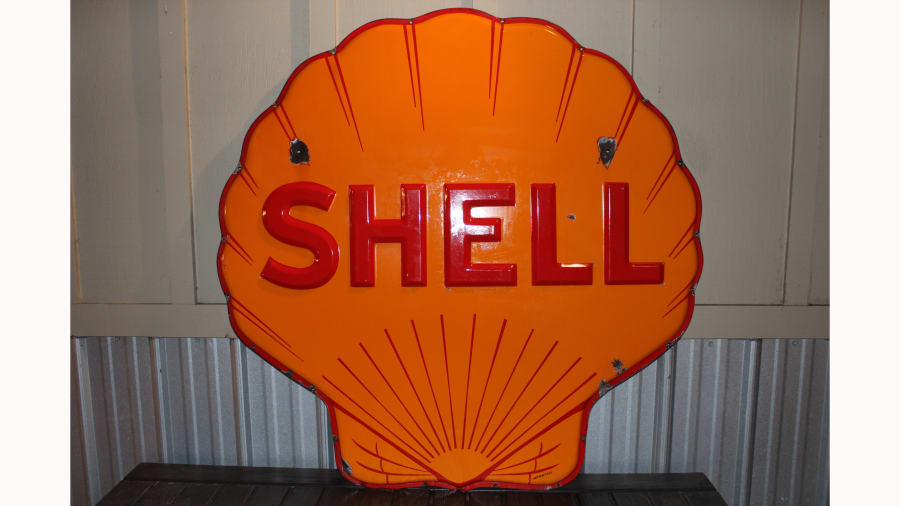 Shell Pecten Embossed Sign SSP 48x48 at Kissimmee 2017 as H41 - Mecum ...