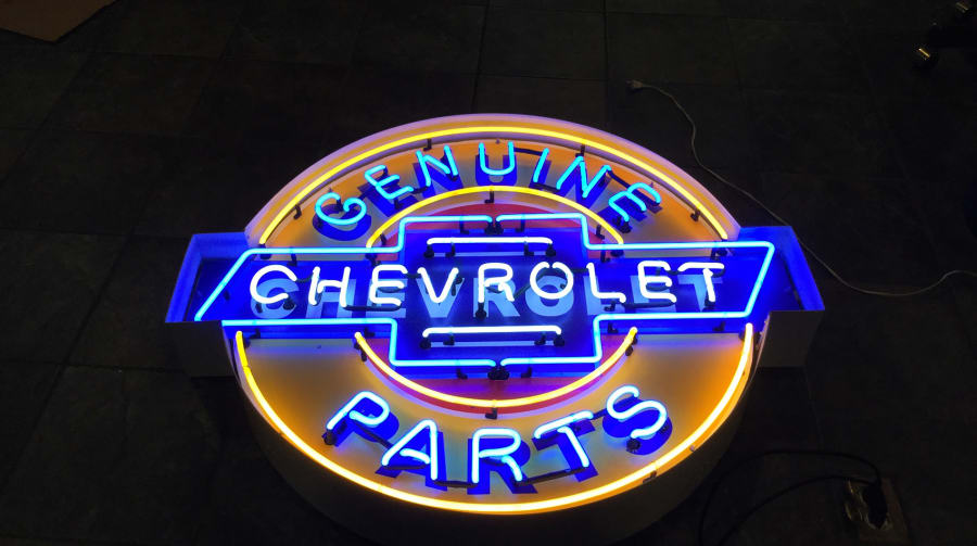 Chevrolet Parts Neon 45x40 for sale at Kissimmee 2017 as H80 - Mecum ...