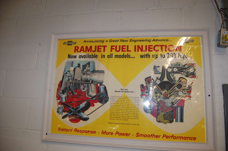 Chevrolet Ramjet Fuel Injection Framed Poster at Kissimmee 2017 as N41 ...