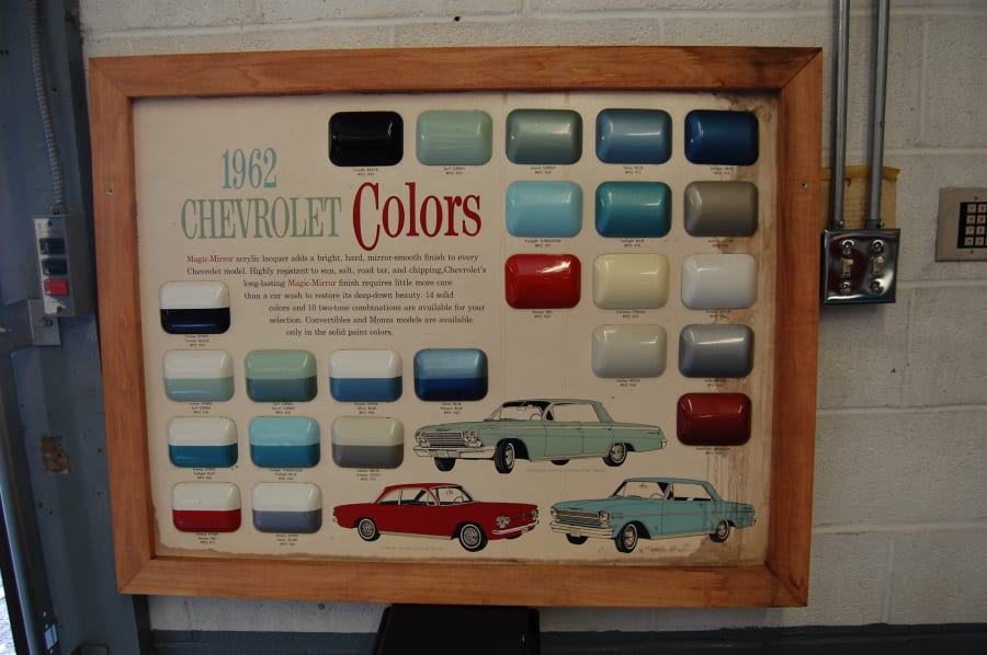 Chevrolet Dealership Poster And Color Chart at Kissimmee 2017 as N65 ...