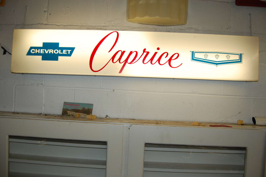 Chevrolet Caprice Horizontal Sign SSL at Kissimmee 2017 as N72 - Mecum ...