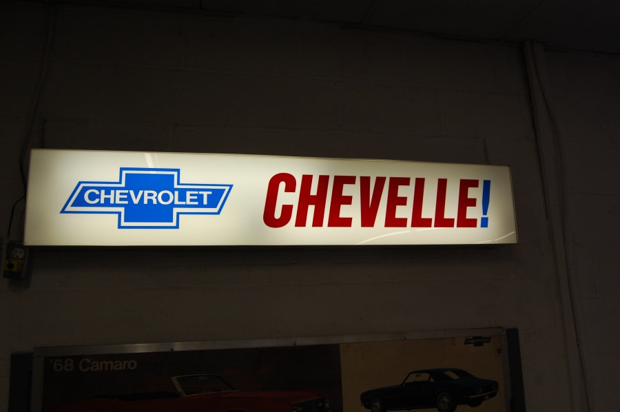 Chevrolet Chevelle Lighted Sign SSL at Kissimmee 2017 as N74 - Mecum ...