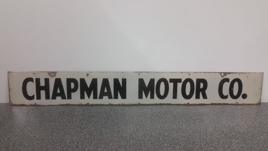 Chapman Motor Co Sign SSP 60x8 at Kissimmee 2017 as M406 - Mecum Auctions