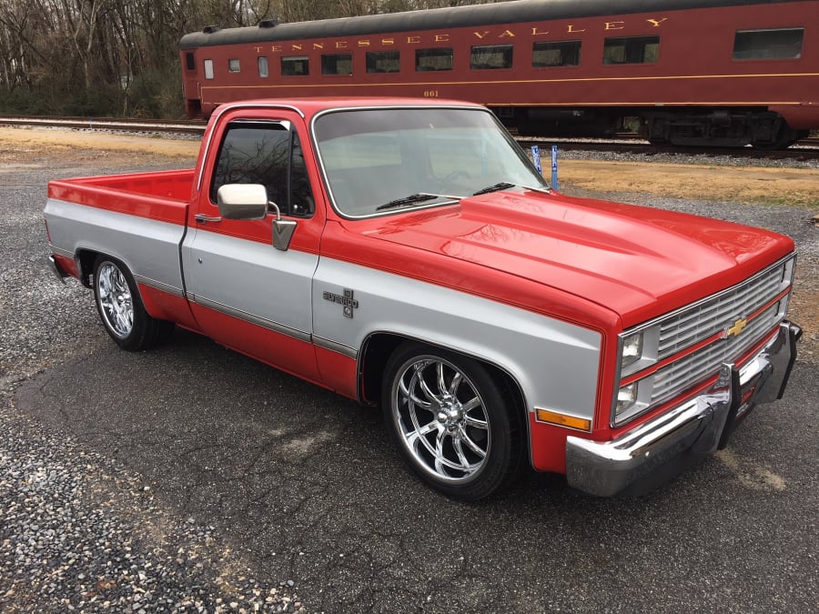 1984 Chevy Truck Red