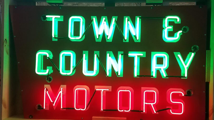 Town & Country Motors Neon Sign SSPN 61x36 for sale at Kissimmee 2018 ...
