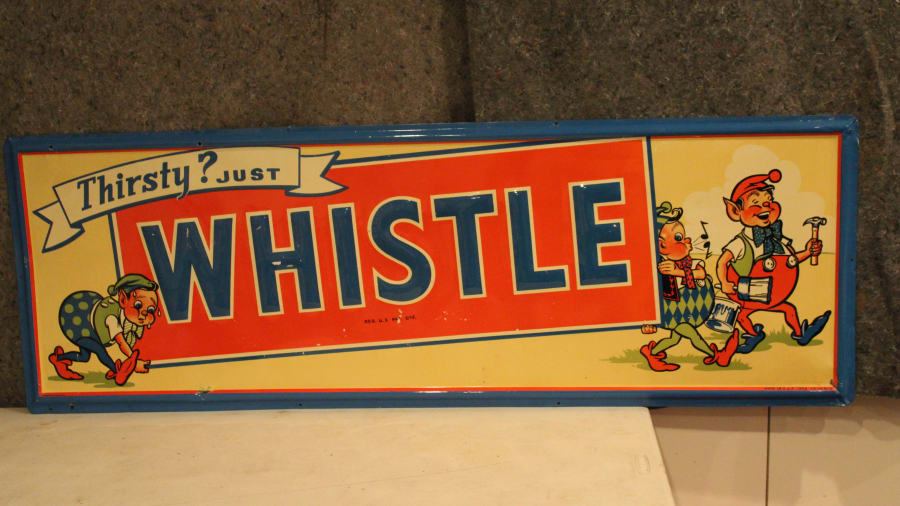 Whistle Sign SST 54x18 for Sale at Auction - Mecum Auctions