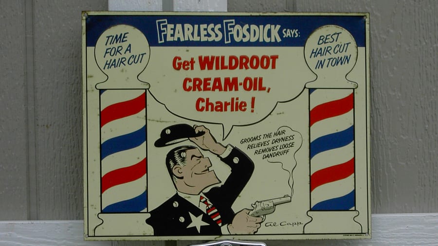 Fearless Fosdick Wildroot Sign 14x11 for Sale at Auction - Mecum Auctions