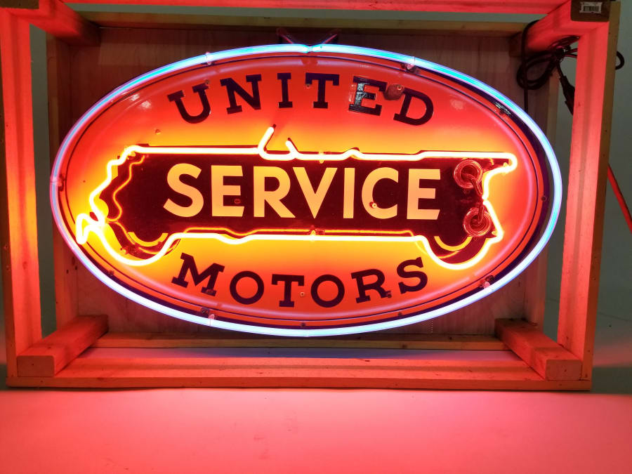 United Motors Service Sign for sale at Kissimmee 2018 as M260 - Mecum ...