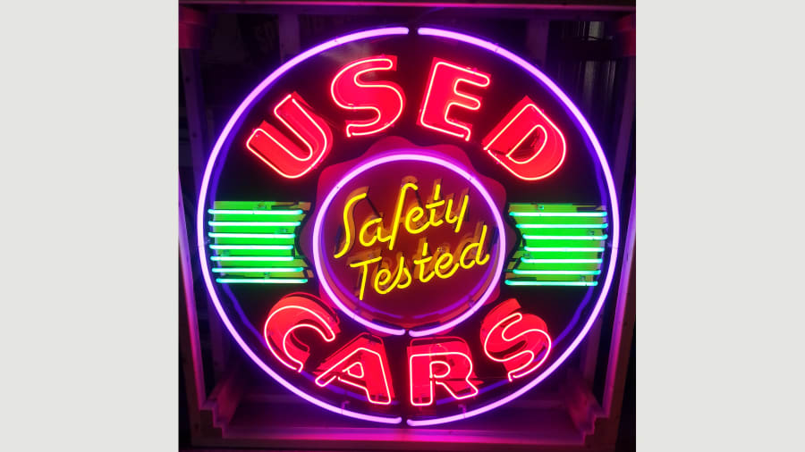 Used Cars Safety Tested Neon Sign SSTN at Kissimmee 2018 as M306 ...