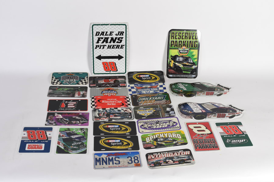 NASCAR Lic Plate Tags, SST Signs Lot Of 26 for Sale at Auction - Mecum ...