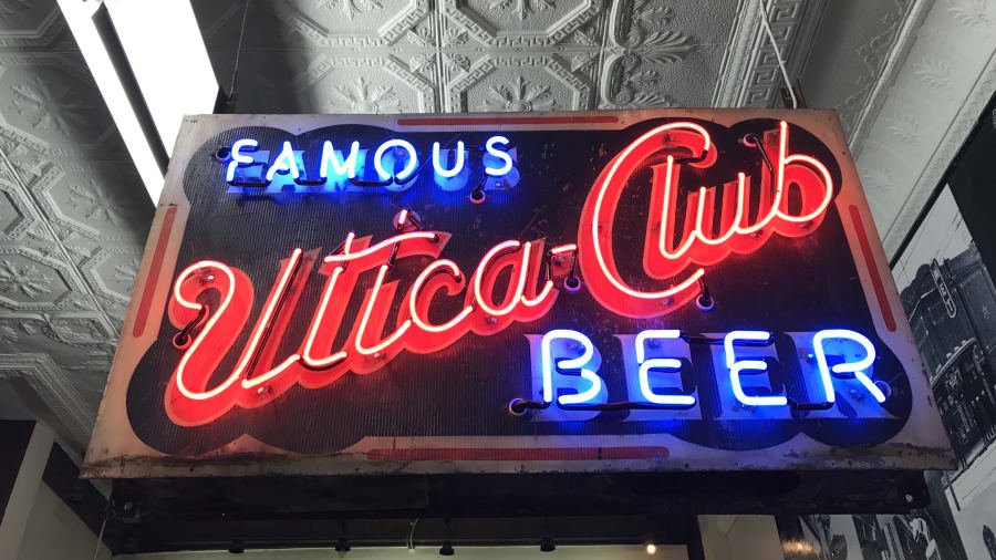 Utica Club Neon