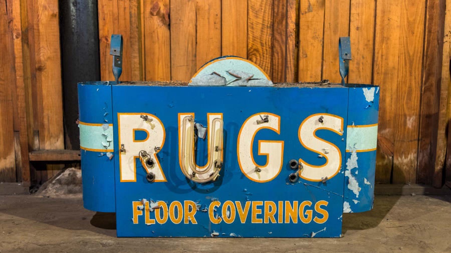 Rugs Floor Coverings Neon Sign 48x29 at Kissimmee 2018 as Z69 - Mecum ...
