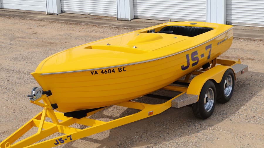 1990 Jersey Skiff 16' Yellow Skiff for Sale at Auction - Mecum Auctions