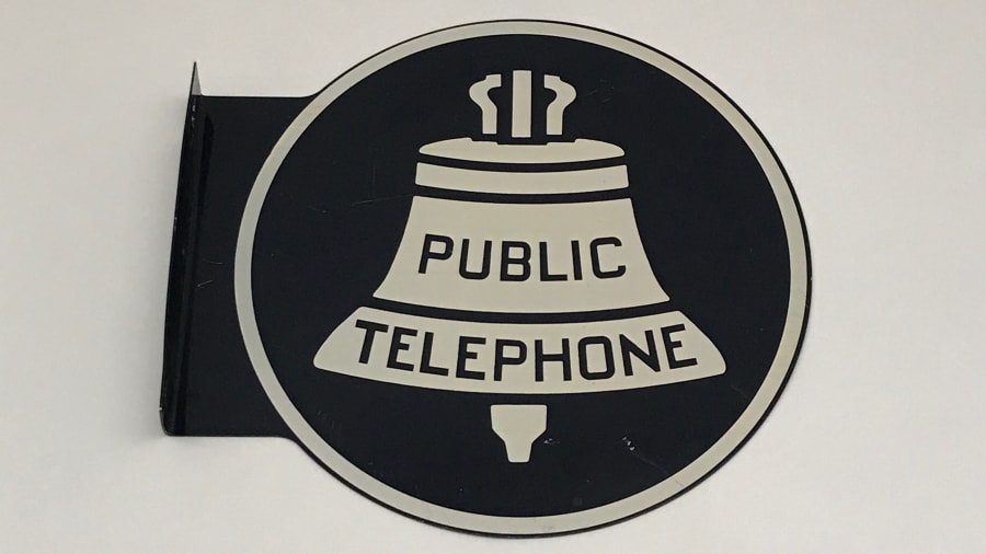 Public Telephone Sign DSTF 20x18 at Kissimmee 2018 as M27 - Mecum Auctions