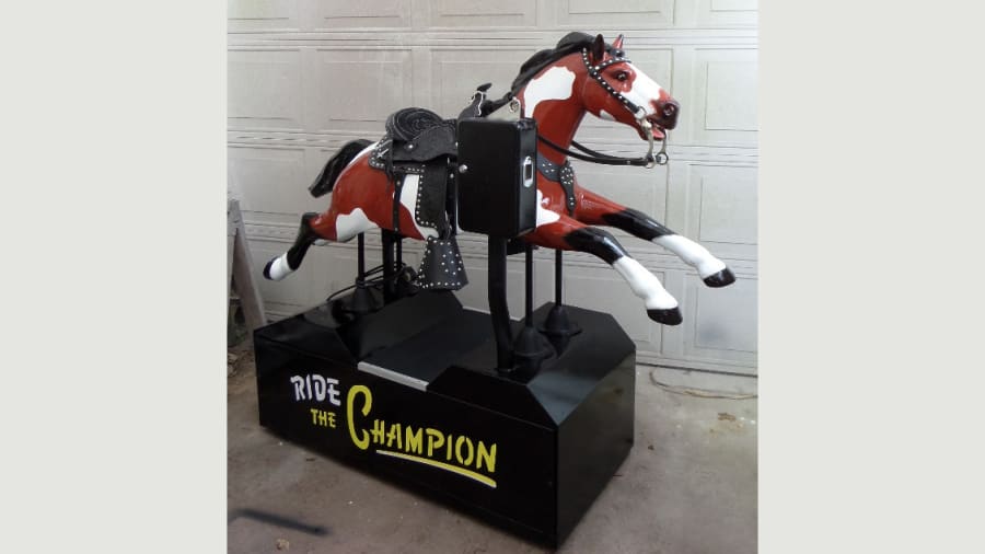 Champion Horse Kiddie Coin-Op Ride 70x48x30 for Sale at Auction - Mecum ...