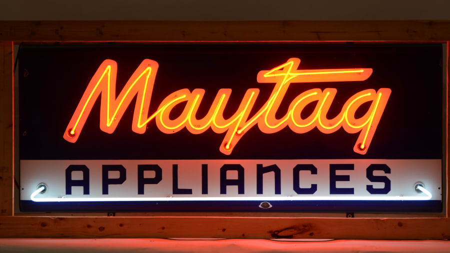 Maytag Appliances Sign at Kissimmee 2018 as Z524 - Mecum Auctions