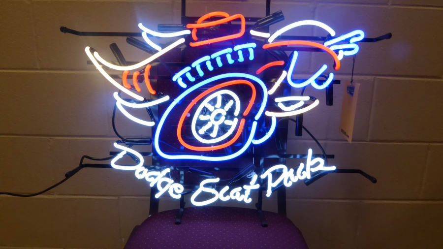Scat Pack Neon Sign Reproduction at Kissimmee 2018 as M590 - Mecum Auctions