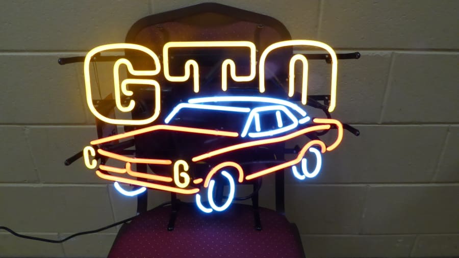 GTO Neon Sign Reproduction for sale at Kissimmee 2018 as M595 - Mecum ...