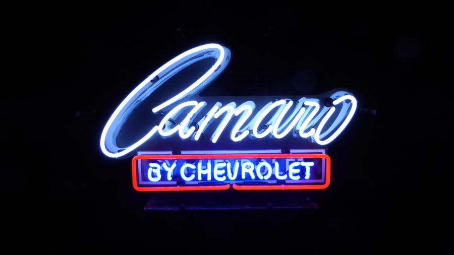 Camaro Neon Sign Reproduction for Sale at Auction - Mecum Auctions