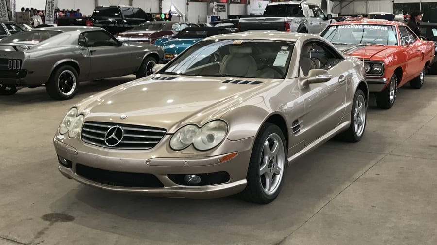 2003 Mercedes-Benz SL500 Convertible at Kissimmee 2020 as K126 - Mecum ...