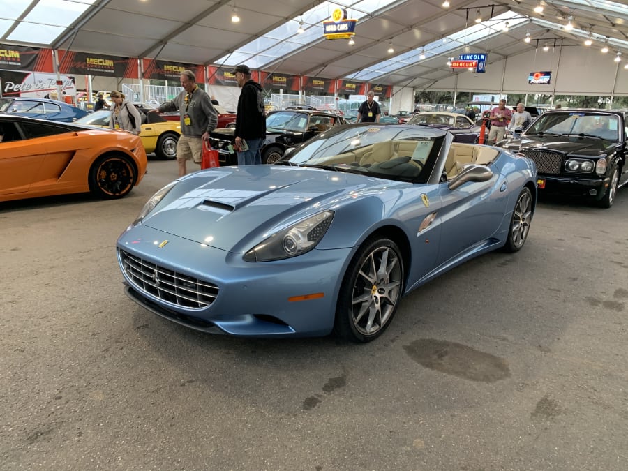 Ferrari California Blue Convertible