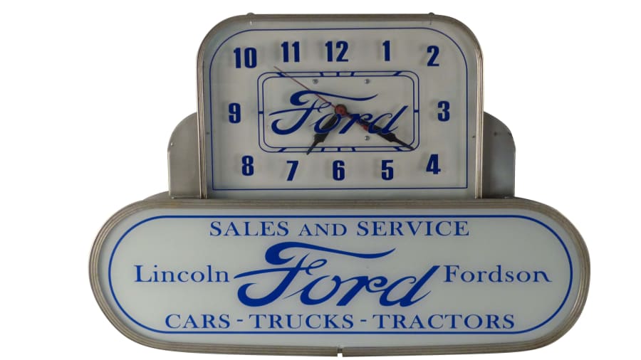 Ford Sales And Service Lighted Sign And Clock 18x25x5 at Kissimmee 2020 ...