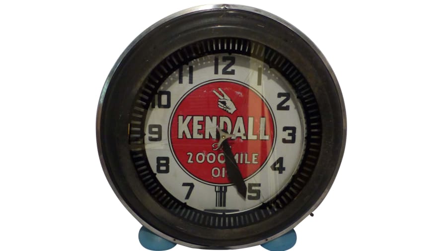 1950 Kendall Spinner Clock 22-in at Kissimmee 2020 asD40 - Mecum Auctions