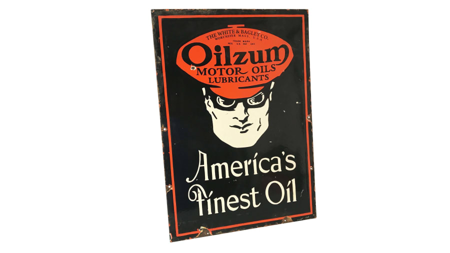 Oilzum Double-Sided Porcelain, Reproduction 28x20 at Kissimmee 2020 as ...